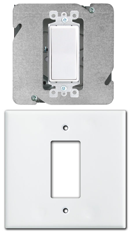 How to Install Centered Light Switch or Outlet on 2-Gang Box