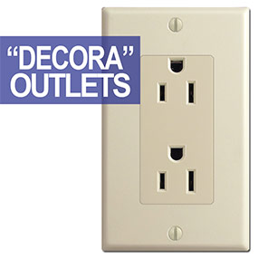 Electrical Outlet Types - 15A 20A TL GFCI AFCI Round Square
