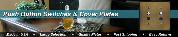 Classy Home Decor Ideas: Vintage Push Button Switch with Black Knob ...